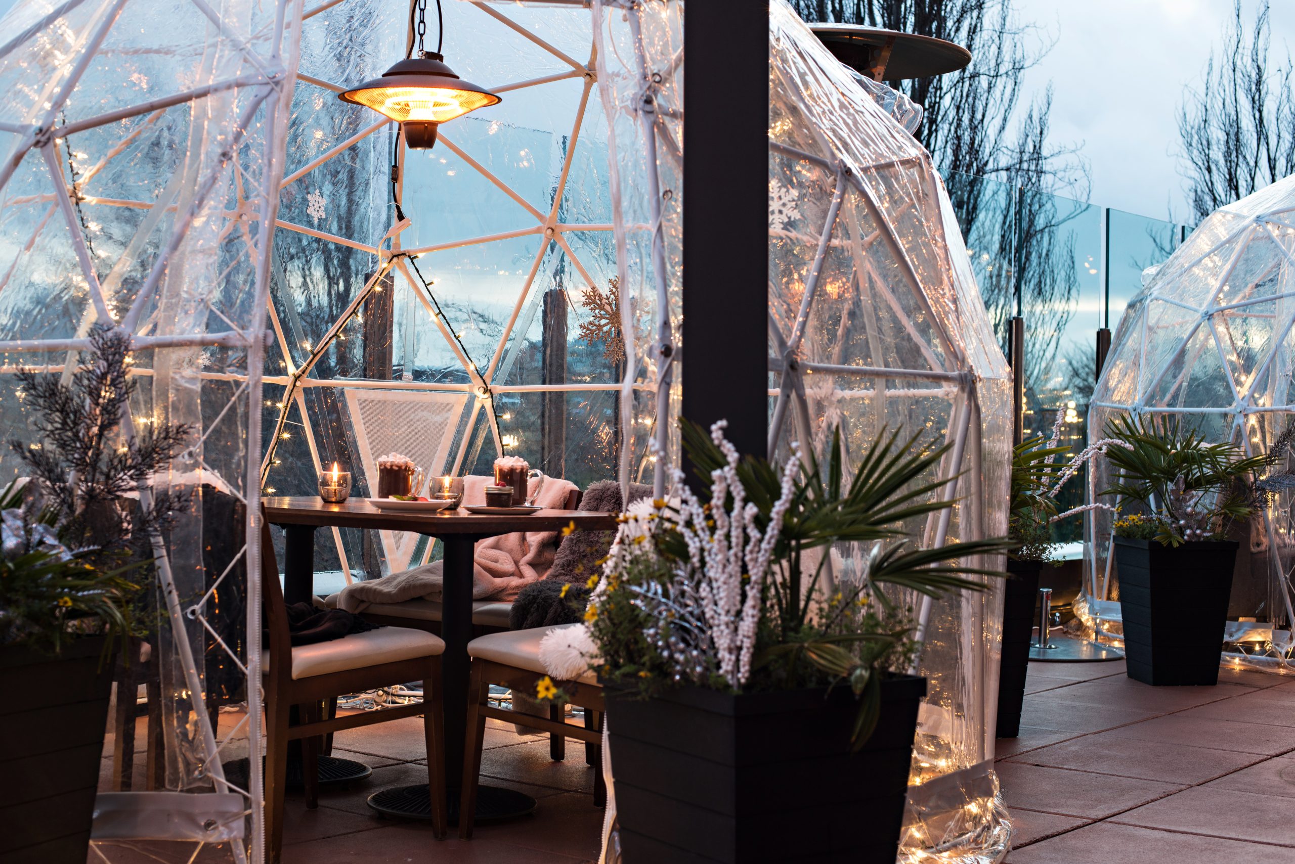Dine under the stars this winter at this Victoria restaurant's glowing ...